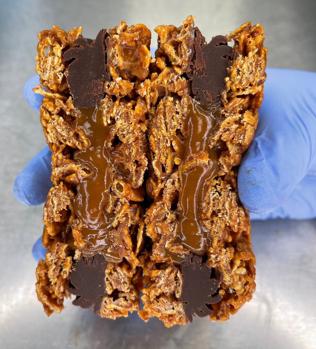 Salted Caramel Cornflake Sandwich – George's Bakery