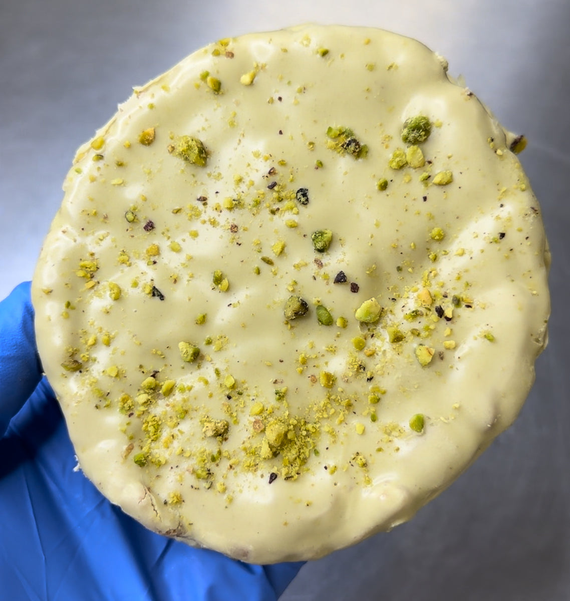 Pistachio Creme Wagon Wheel – George's Bakery